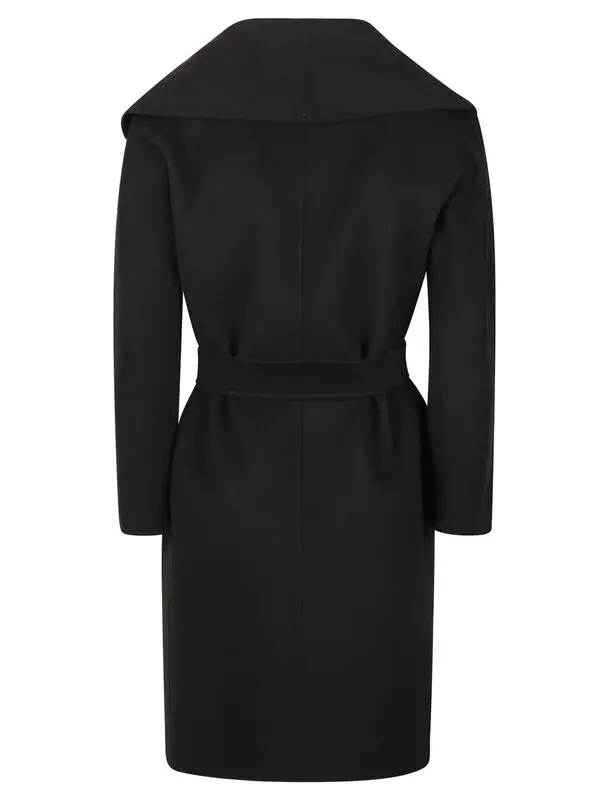 Max Mara Messi Belted Coat - Black