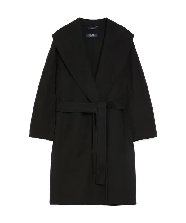 Max Mara Messi Belted Coat - Black
