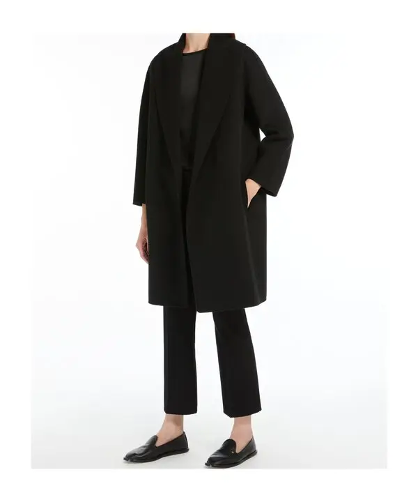 Max Mara Messi Belted Coat - Black