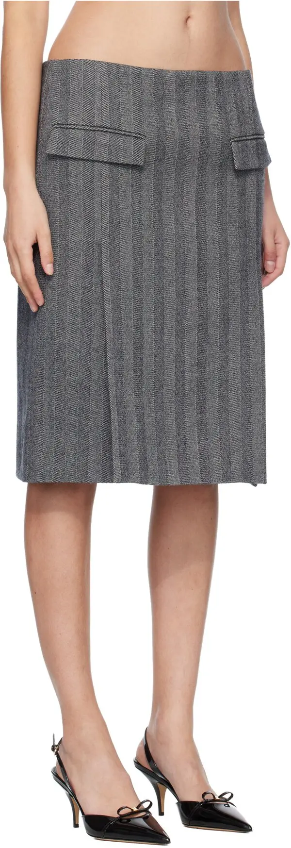 FERRAGAMO Striped Skirt