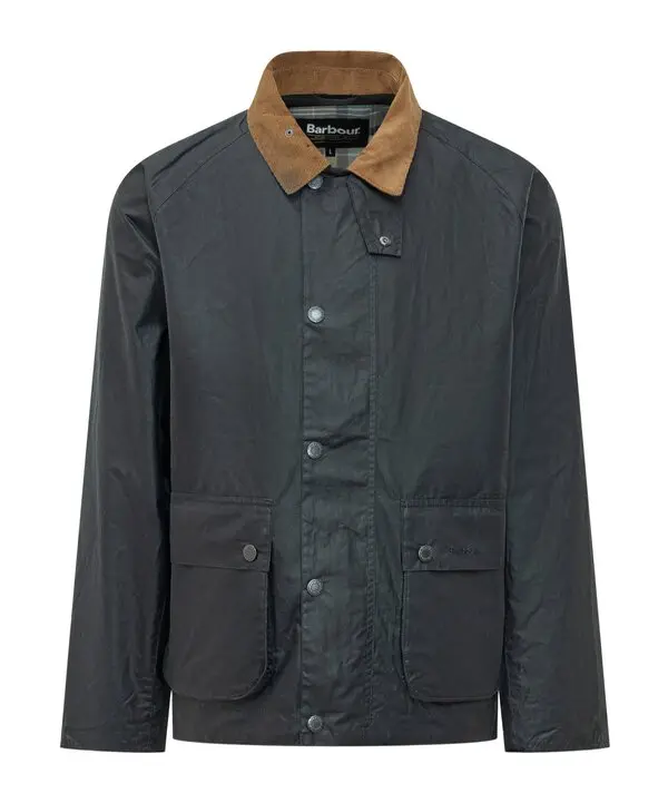 Barbour Collared Button-up Jacket - Black
