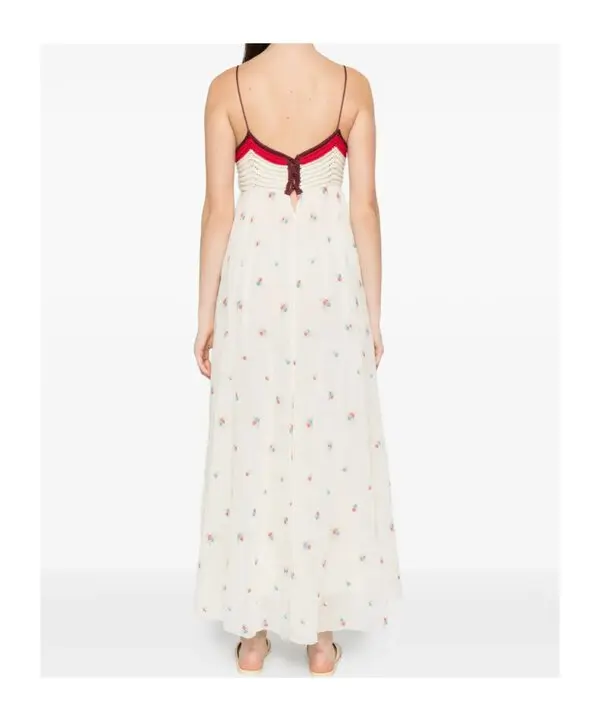 FORTE_FORTE Floral Print Midi Dress