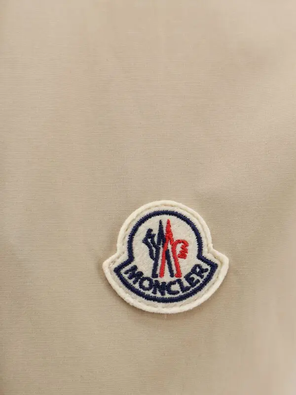 Moncler Sarracenia Zip-up Hooded Jacket - Light Beige