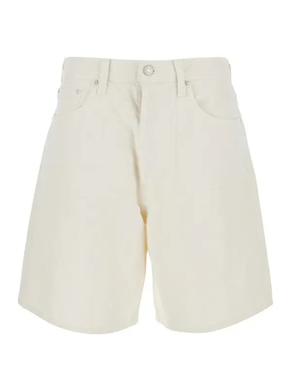 AGOLDE Denim Shorts - White