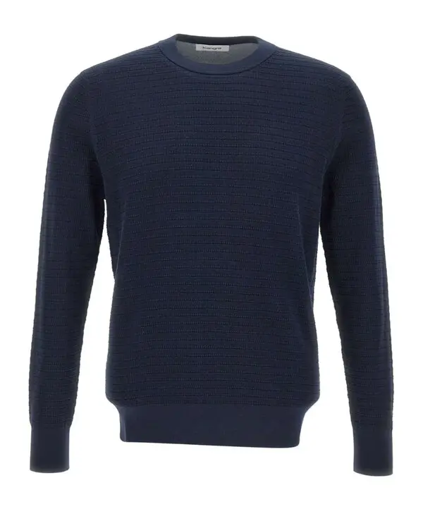 KANGRA Textured Crew Neck Sweater