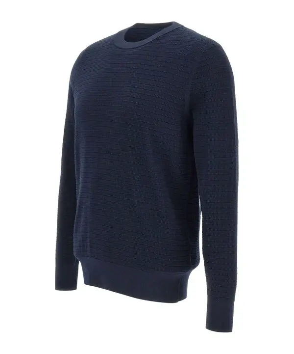 KANGRA Textured Crew Neck Sweater