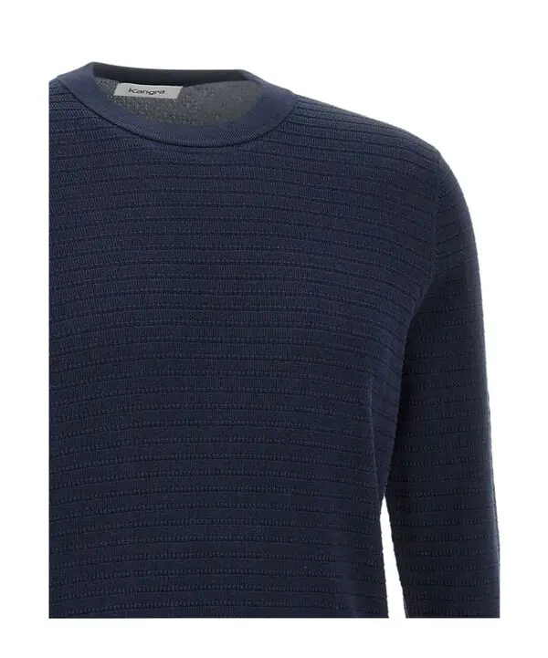 KANGRA Textured Crew Neck Sweater