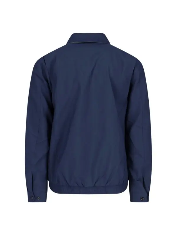 Polo Ralph Lauren Logo Embroidered Zip Up Jacket - Black