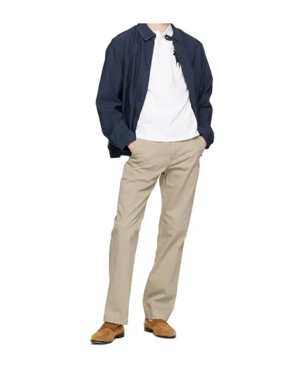 Polo Ralph Lauren Logo Embroidered Zip Up Jacket - Black