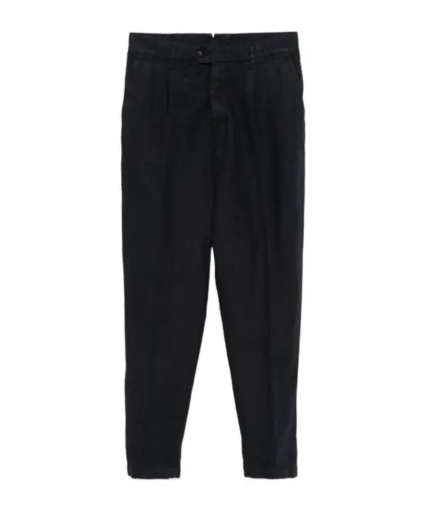 Eleventy Loose Fit Linen Trousers
