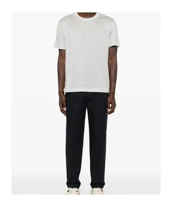 Eleventy Loose Fit Linen Trousers