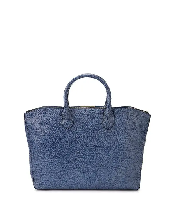 Burberry Zippered Top Handle Handheld Bag