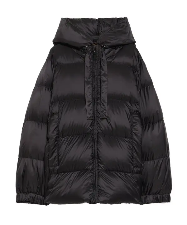 Max Mara Seia Zip-up Hooded Jacket - Black