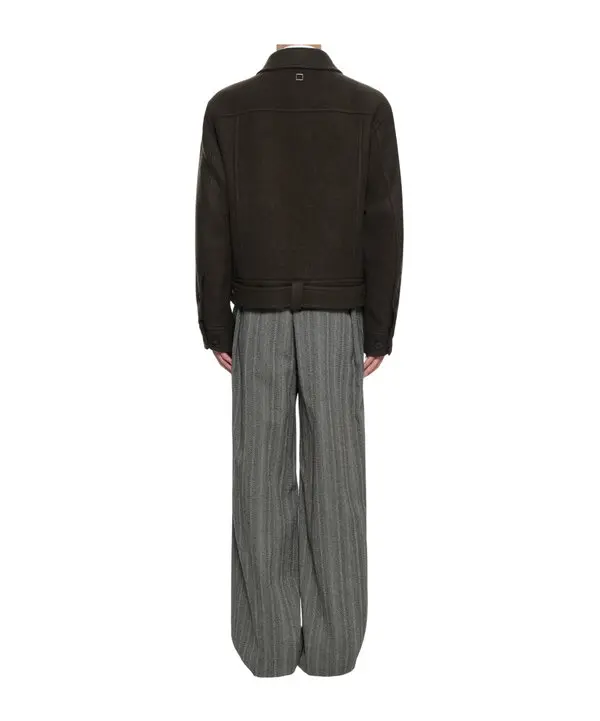 WOOYOUNGMI Belted Zip-up Jacket
