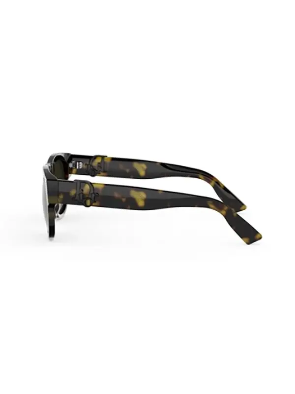 Dior Oblique S4i Square Frame Sunglasses - Green