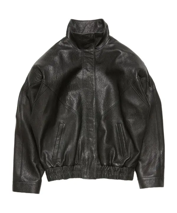 Acne Studios Leather Logo Jacket