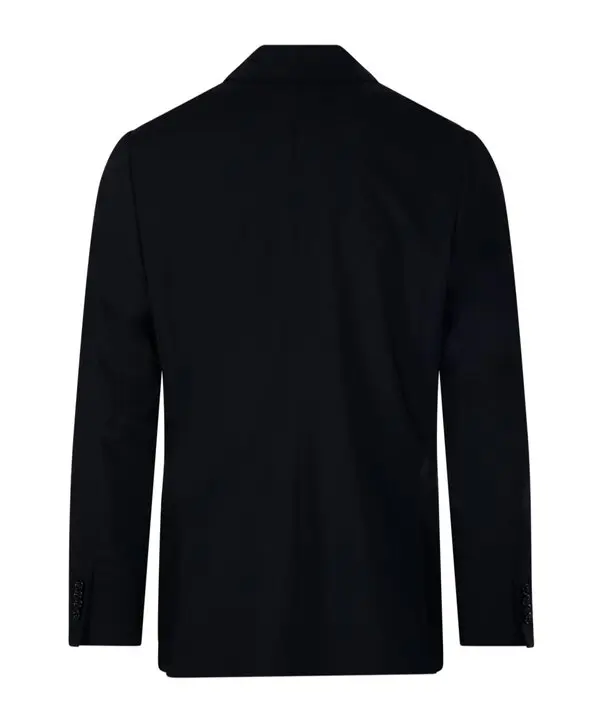 LARDINI Single-breasted Blazer - Black