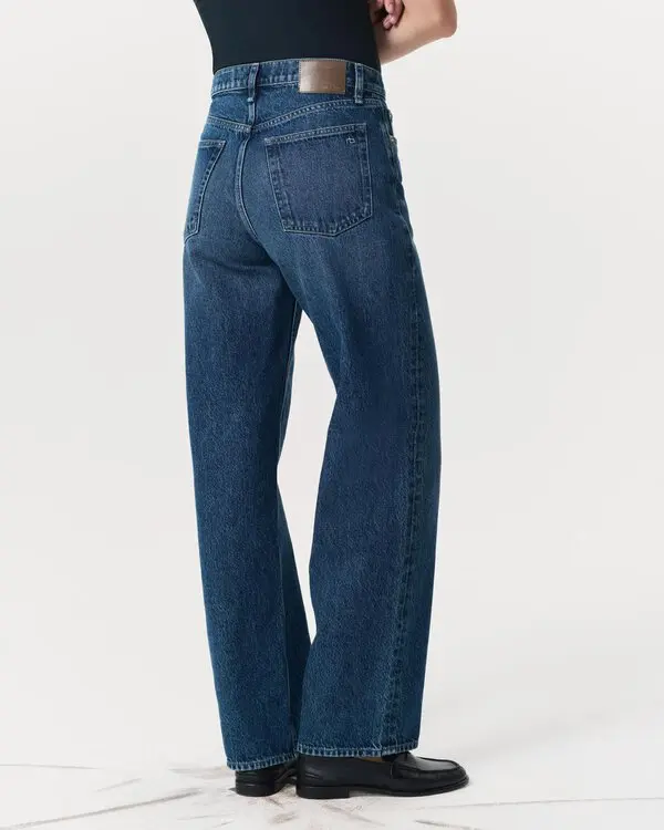 RAG  BONE Rag & Bone Shea High-rise Straight-leg Jeans