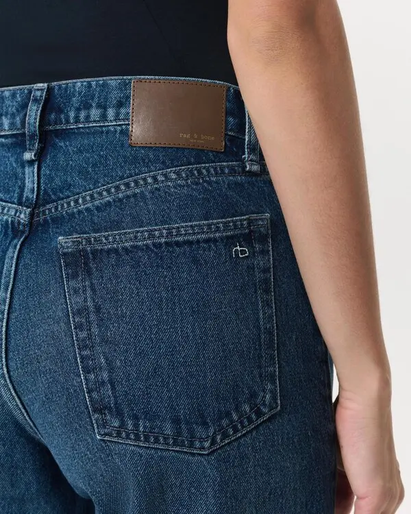 RAG  BONE Rag & Bone Shea High-rise Straight-leg Jeans