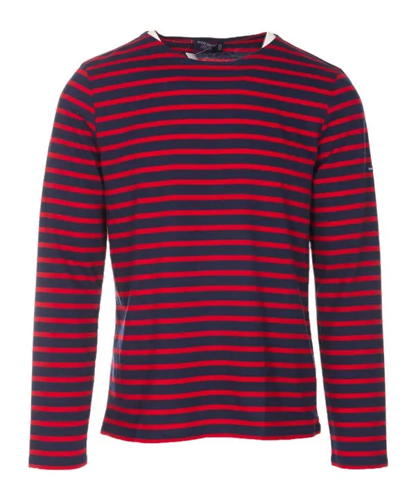 Saint James Striped Graphic T-shirt