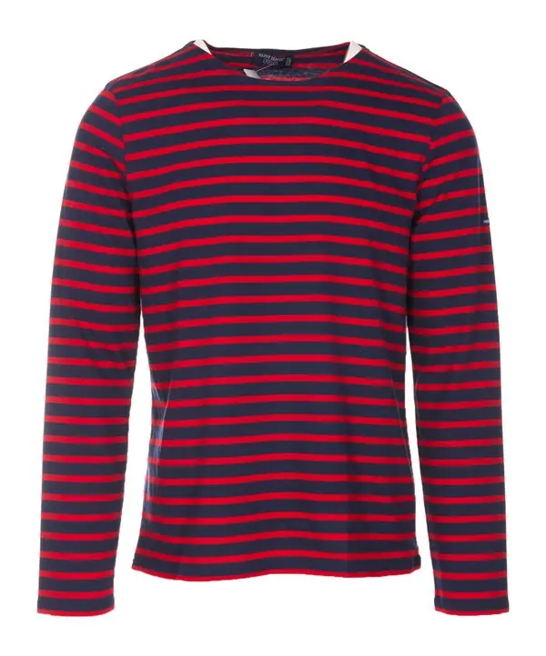 Saint James Striped Graphic T-shirt