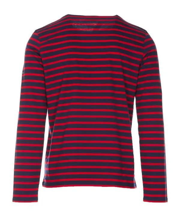 Saint James Striped Graphic T-shirt