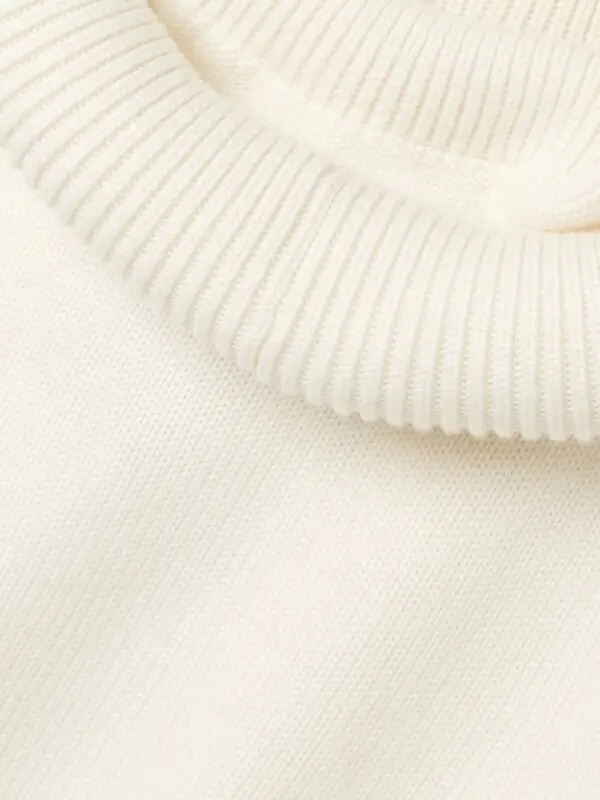 Alaïa Sculptural Hood Ribbed Knit Jumper