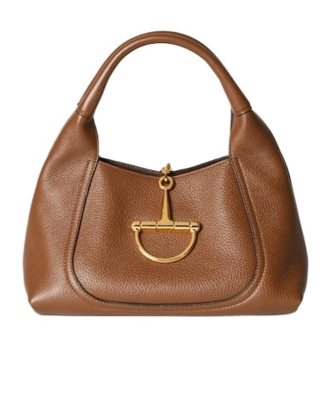 Gucci Softbit Maxi Shoulder Bag With Horsebit Detail - Brown