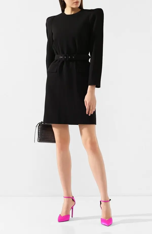 Givenchy Structured Belted Mini Dress
