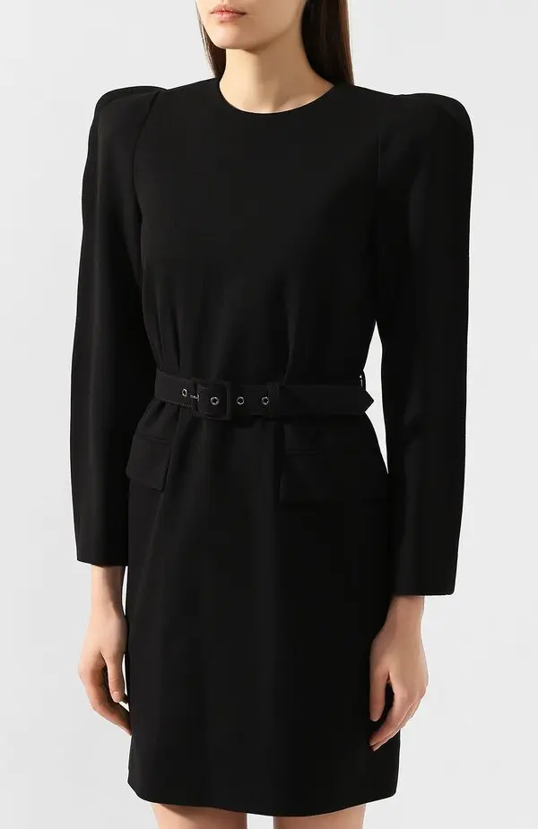 Givenchy Structured Belted Mini Dress