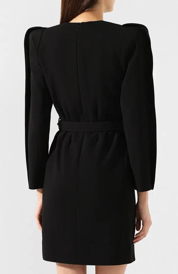 Givenchy Structured Belted Mini Dress