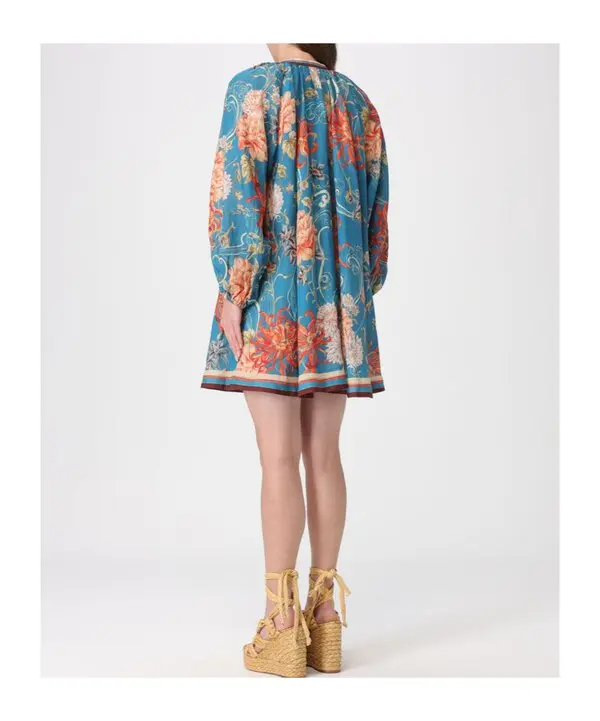 ALEMAIS Fletcher Floral-print Mini Dress