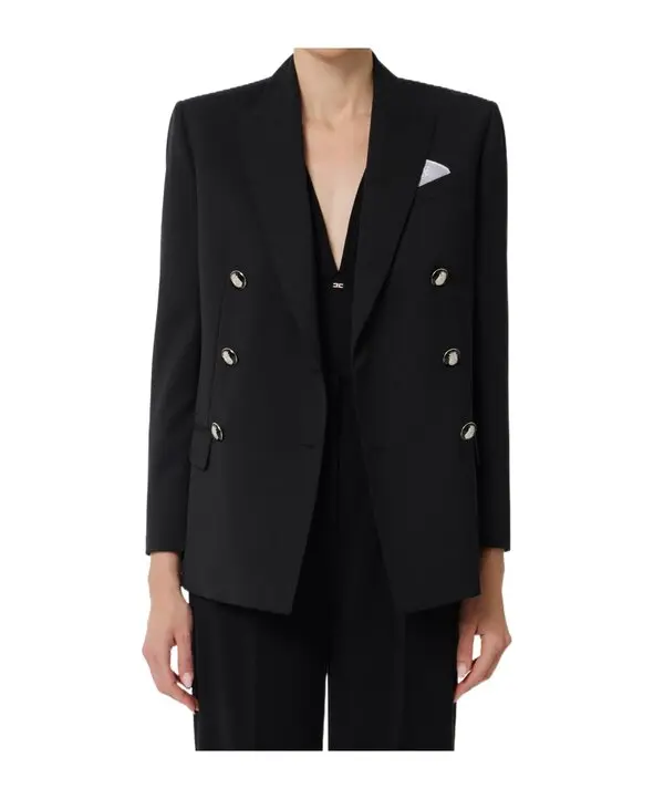 Elisabetta Franchi Double-breasted Tailored Blazer