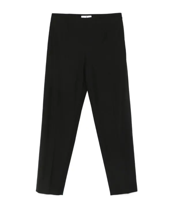 PT TORINO Cropped Trousers - Black