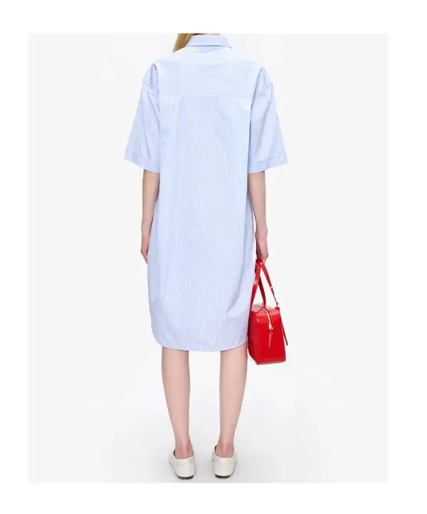 A.p.c. Chiara Striped Shirt Dress