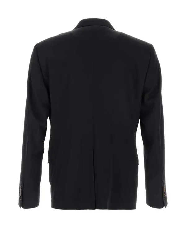Dolce & Gabbana Dolce Gabbana Double-breasted Tailored Blazer - Black