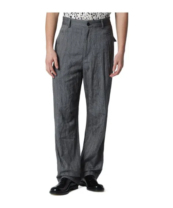 Dries Van Noten Straight Leg Trousers - Black