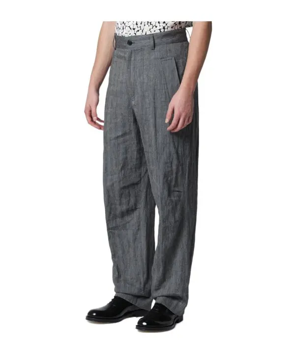 Dries Van Noten Straight Leg Trousers - Black