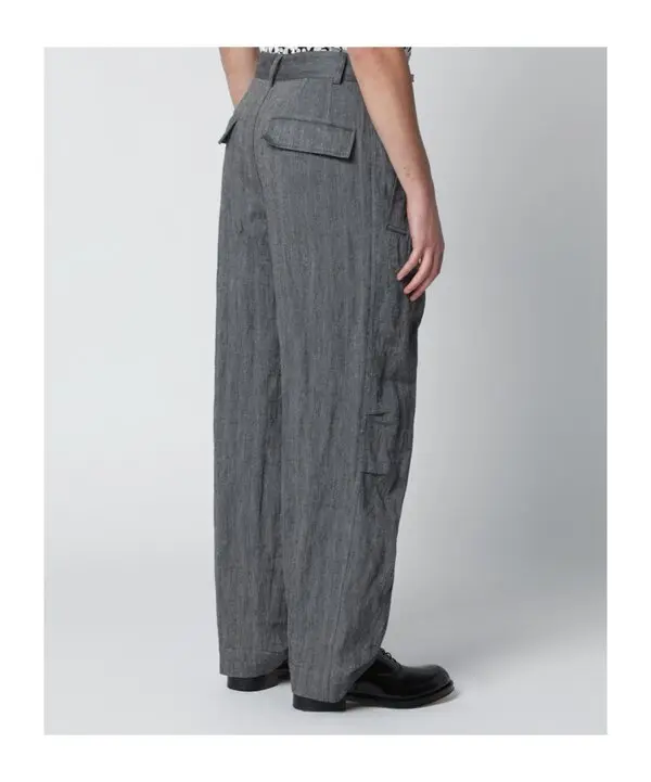 Dries Van Noten Straight Leg Trousers - Black