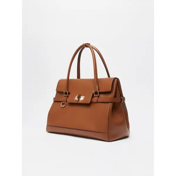 Max Mara Natural Leather Handbag - Brown