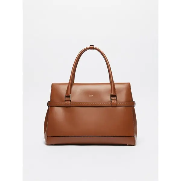 Max Mara Natural Leather Handbag - Brown