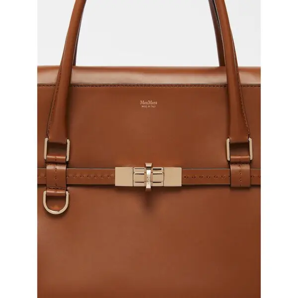 Max Mara Natural Leather Handbag - Brown