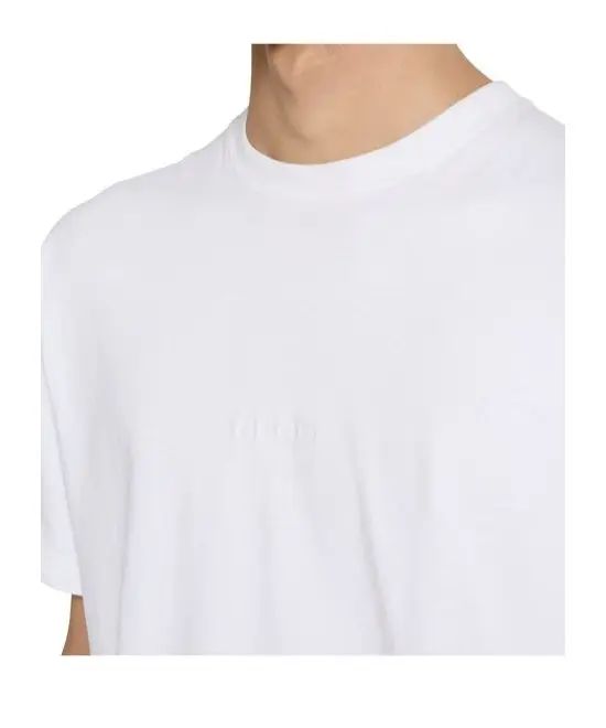 Gucci Logo Embroidered Crewneck T-shirt - White