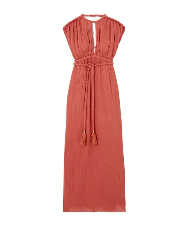 Isabel Marant Étoile Joya Braided Maxi Dress - Red