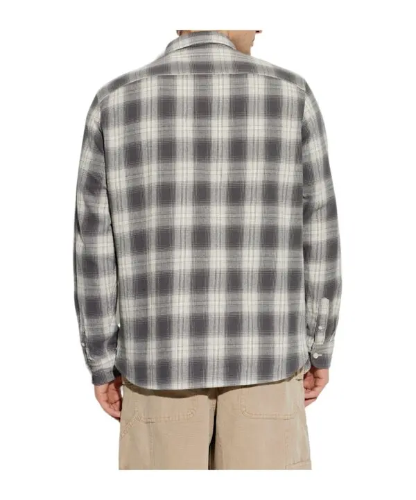 ALLSAINTS Kelby Checked Shirt - Gray