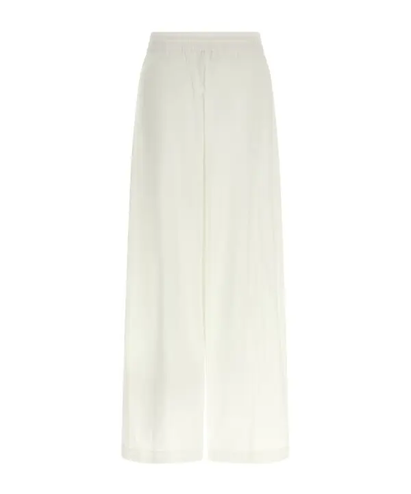 P.a.r.o.s.h Ninja Wide-leg Pants With Embroidered Sides - White