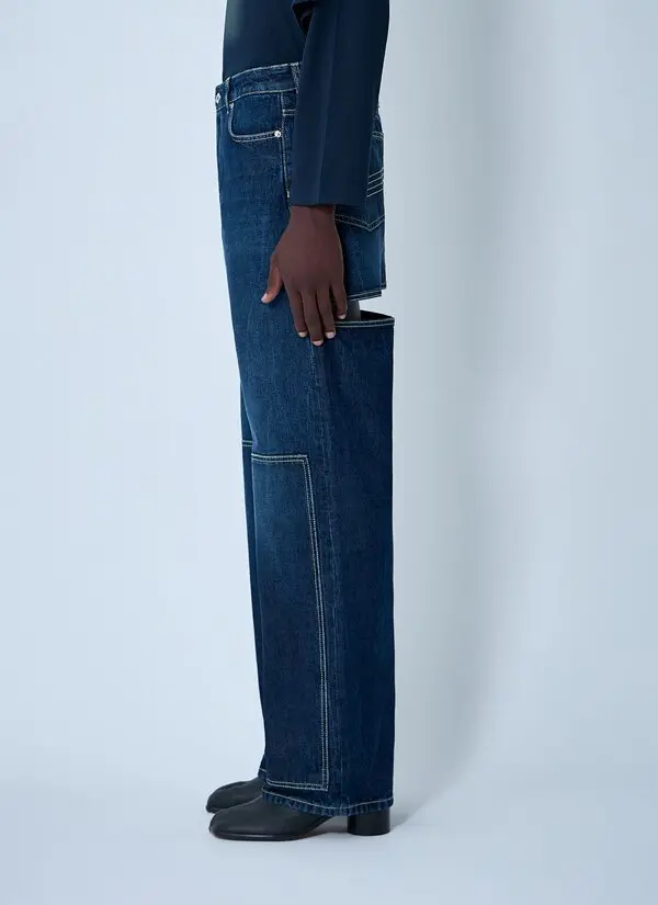 JEAN PAUL GAULTIER Cut-out Jeans
