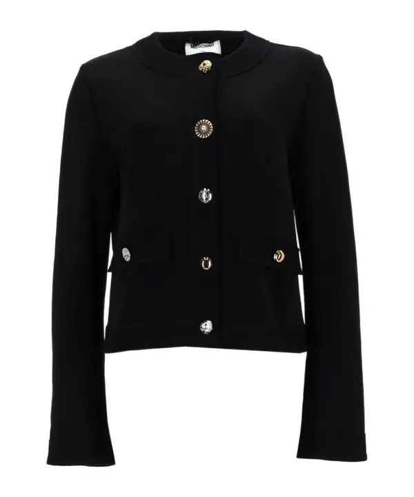 Moschino Buttoned Cardigan - Black