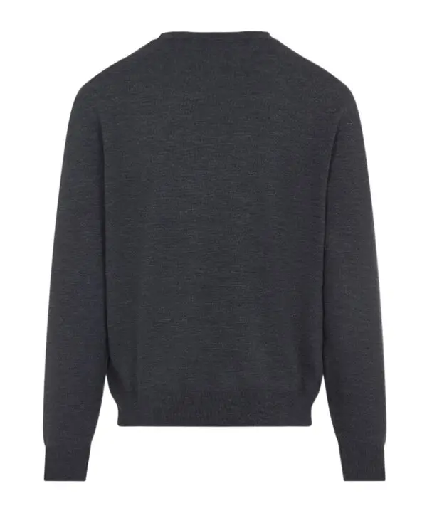 Etro Pegasus Embroidered Crew-neck Sweater - Black