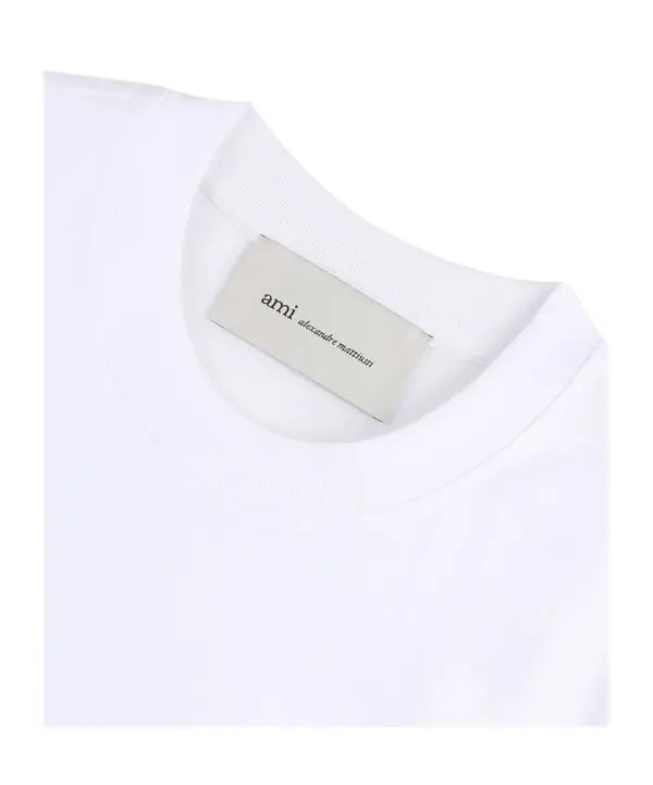 AMI Paris De Coeur Crewneck T-shirt - White